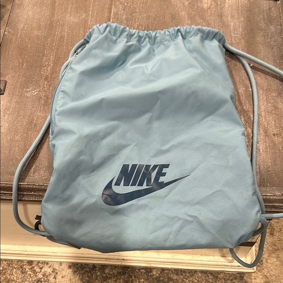 Nike | Bags | Nike Blue Drawstring Bag | Poshmark